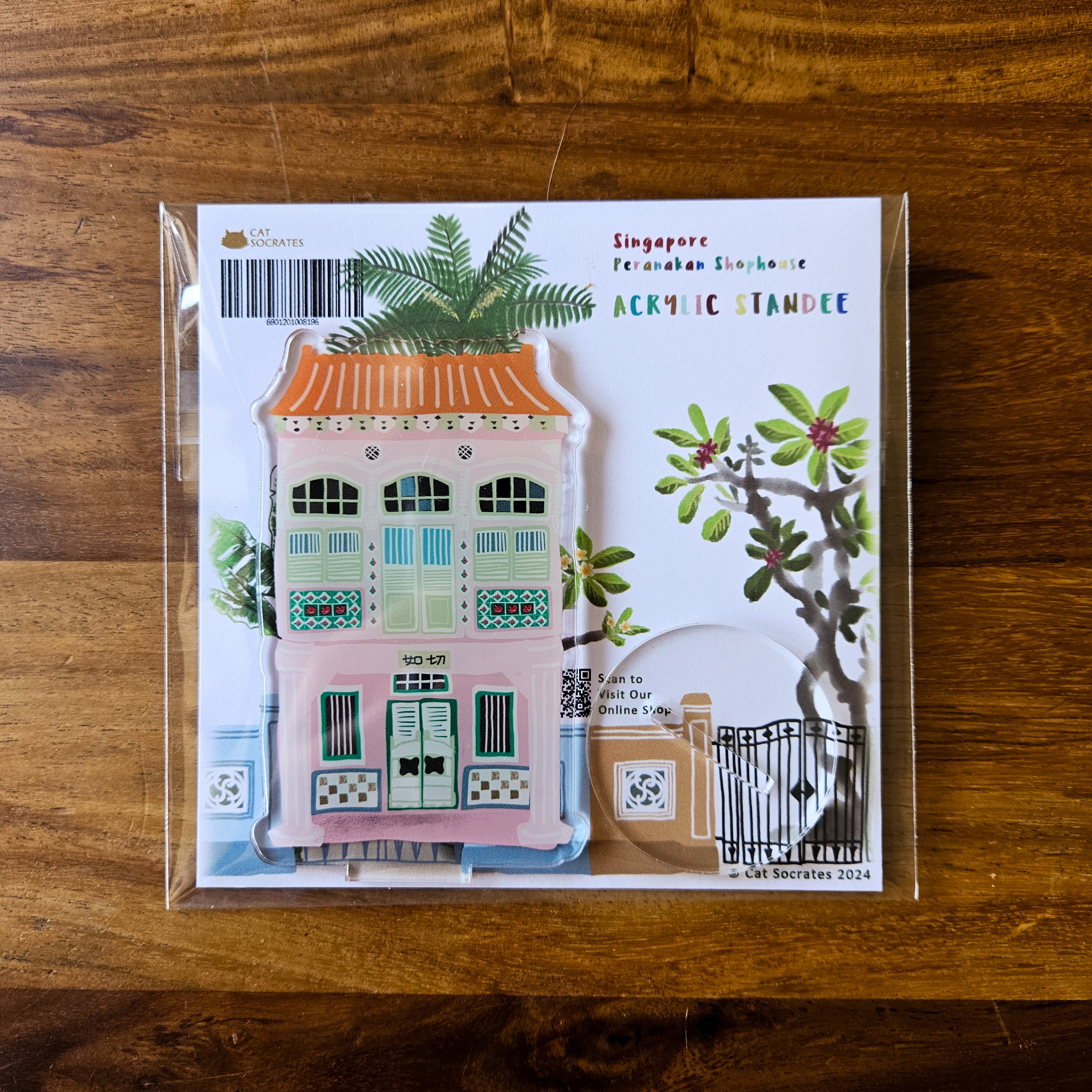 Colorful Shophouse Decorative Standee – Cat Socrates Online