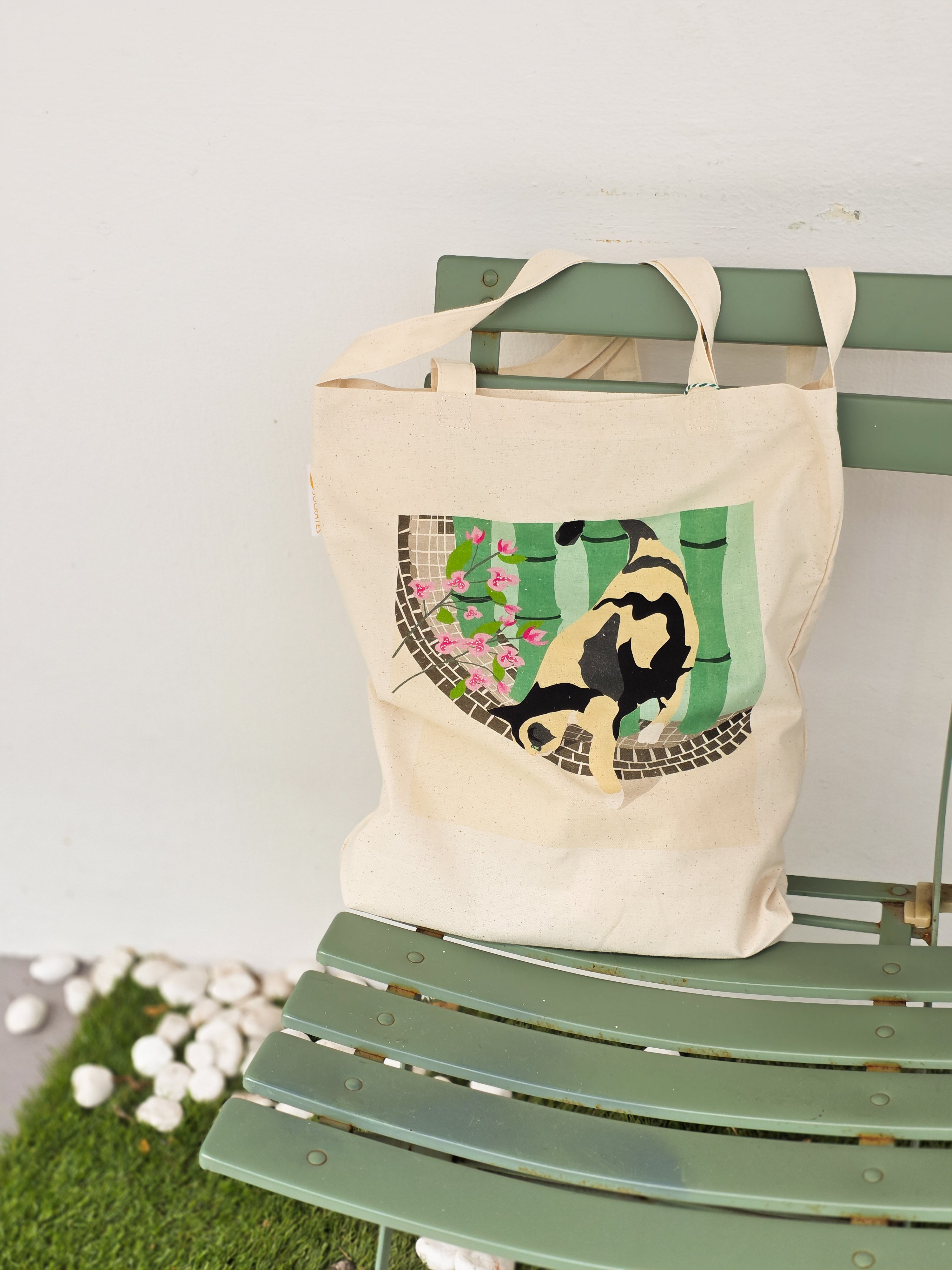 Neighbourhood Cats Sling Tote bag - Kuan Im Tng Cat – Cat Socrates Online